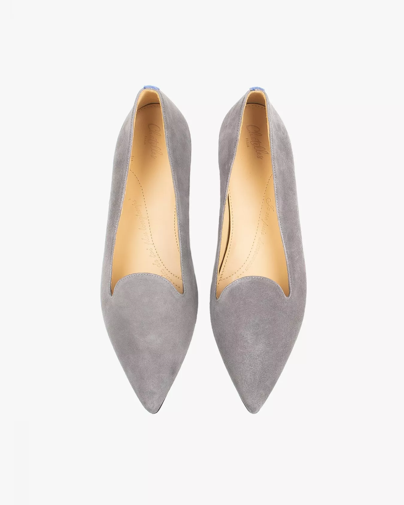 Slippers pointus Isidore Grey pour femme