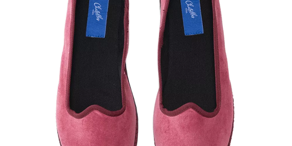 Furlanes Vintage Pink - Vintage pink velvet and trimming entirely made ...